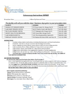 Suprep Prep Instructions | Gastroenterology of Greater Orlando